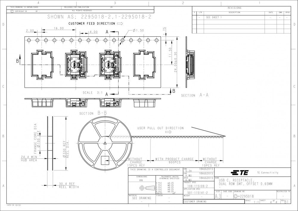 TE Connectivity 1-2295018-2 document page 4