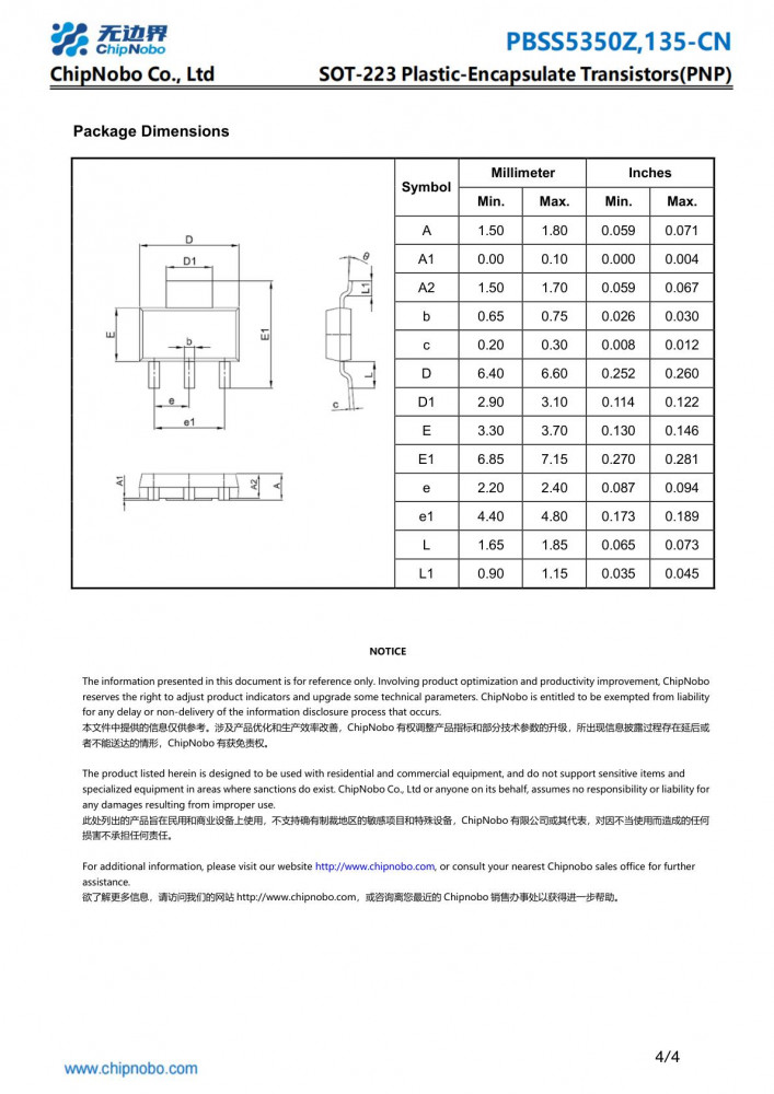 PBSS5350Z,135-CN technical document page 4