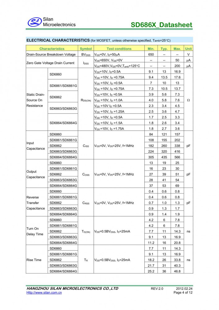 SD6861 datasheet page 4