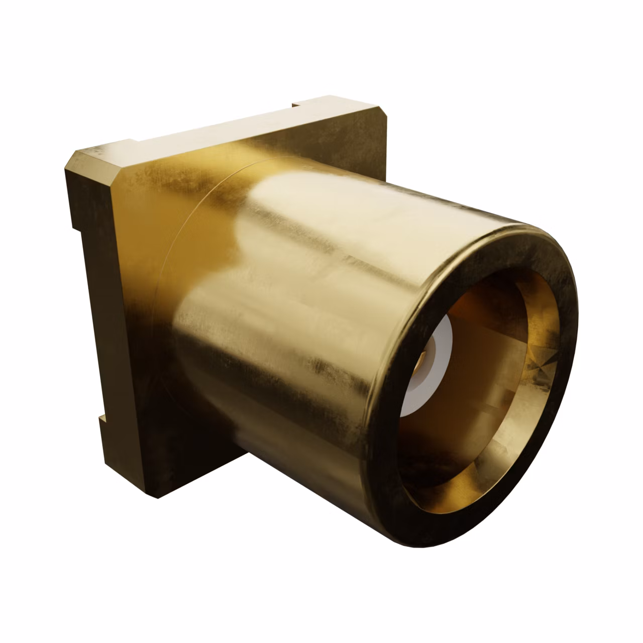MCX Jack, Straight, PCB Receptacle, Surface Mount, Brass Body, Gold (Au) Plated, Bag, 50 Ohms for sale