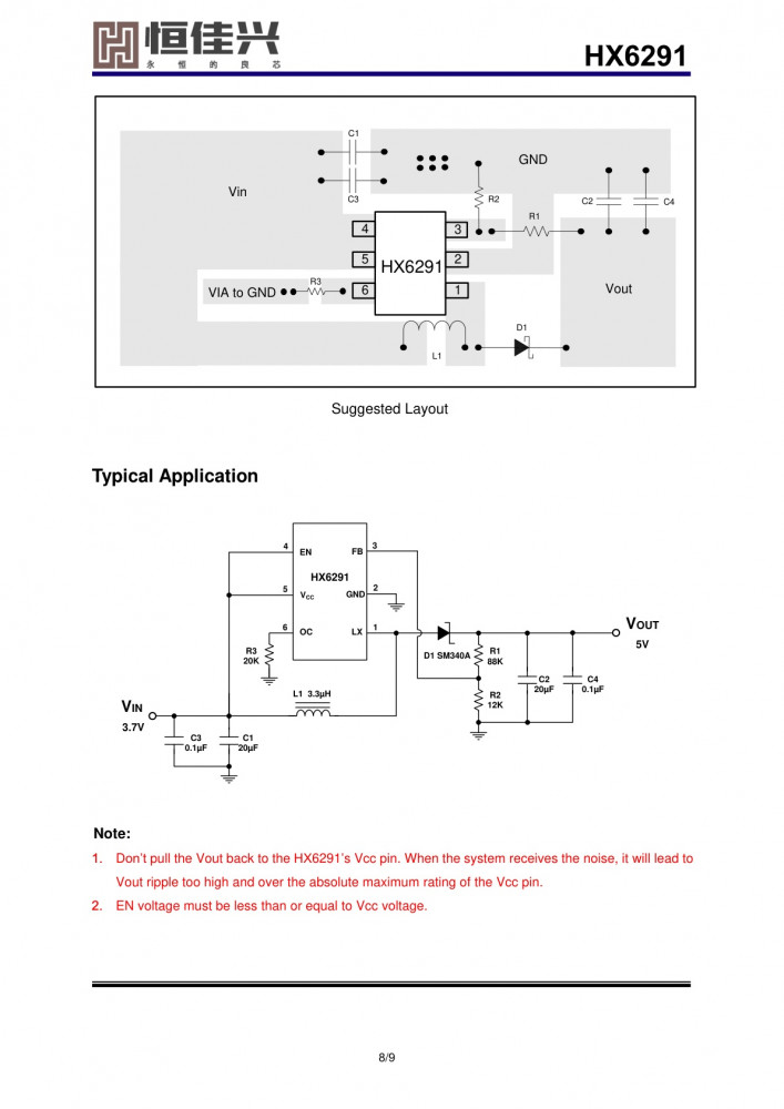 HX6291 datasheet page 8