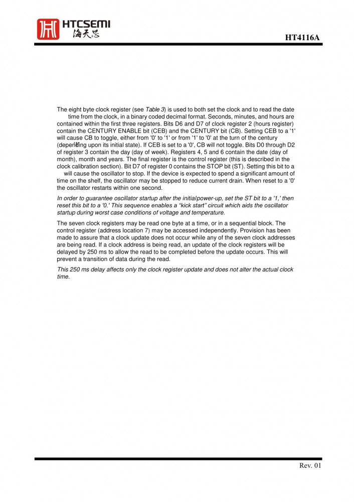 HT4116ARMZ datasheet page 10