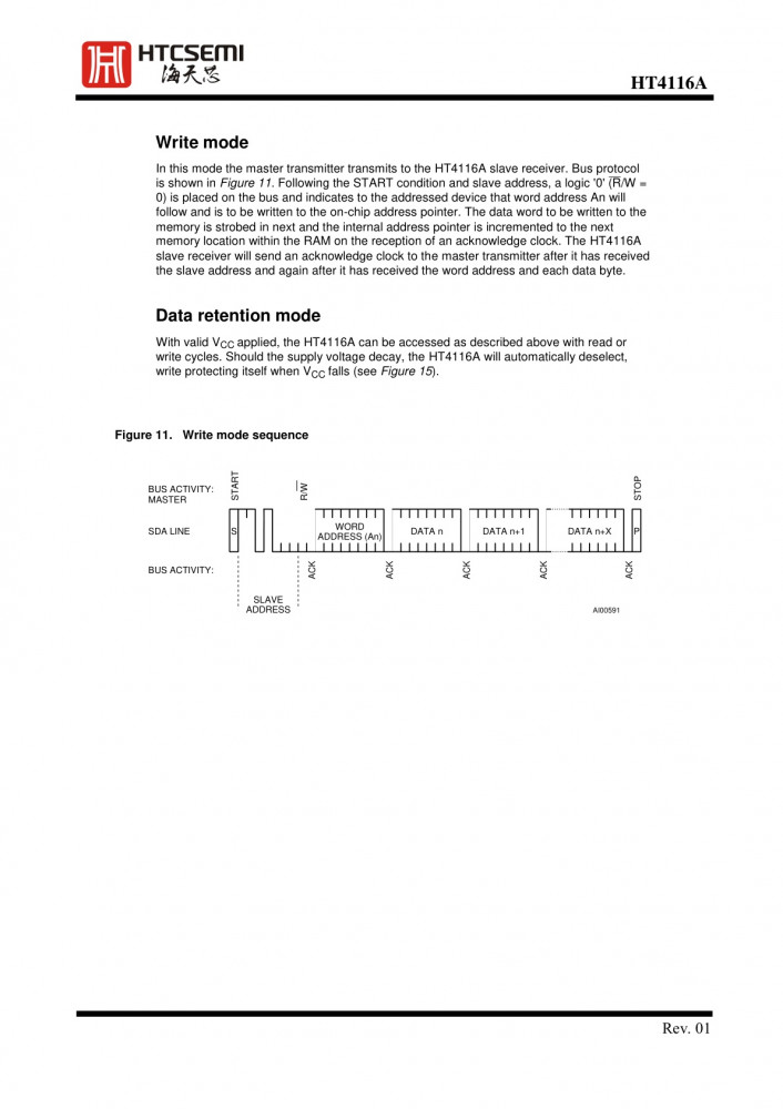 HT4116ARMZ datasheet page 9