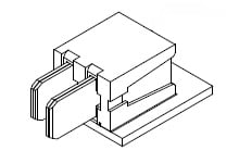 2.54mm, 7.50mm Pitch EXTreme Ten60Power Right-Angle Plug Assembly, 2 Power Circuits, 15 Signal Circuits, 2 Power Circuits, Halogen Free