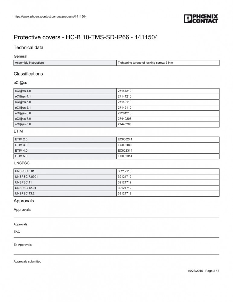 Phoenix Contact 1411504 product document page 2