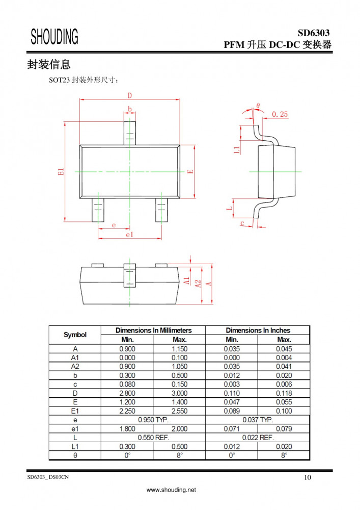 SD6303 datasheet page 10