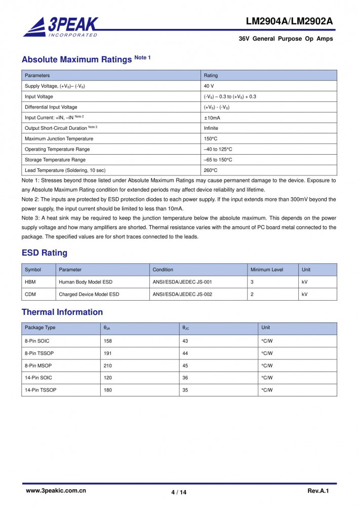 LM2904A-SR datasheet page 4