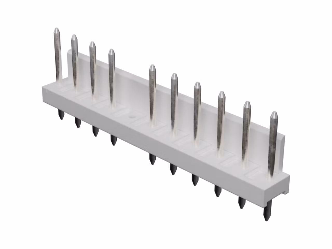 KK Header, Vertical, with Polarizing Backwall, 11 Circuits, Tin (Sn) Plating, Circuit 5 Voided for sale