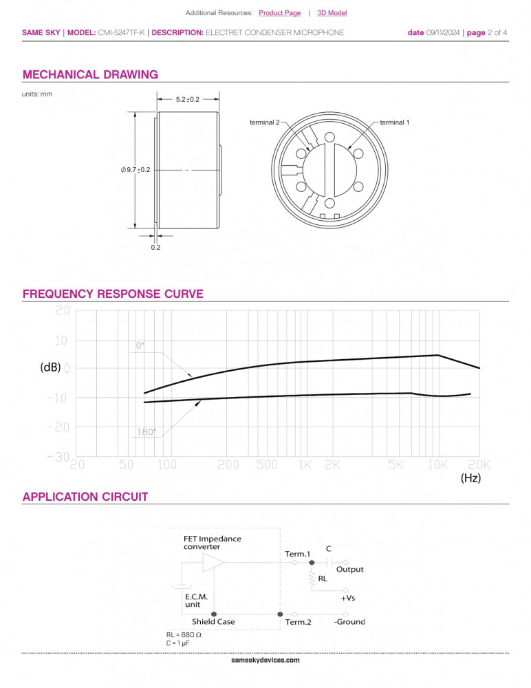 CMI-5247TF-K technical document page 2