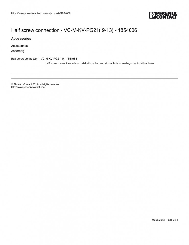 Phoenix Contact 1854006 technical document page 3