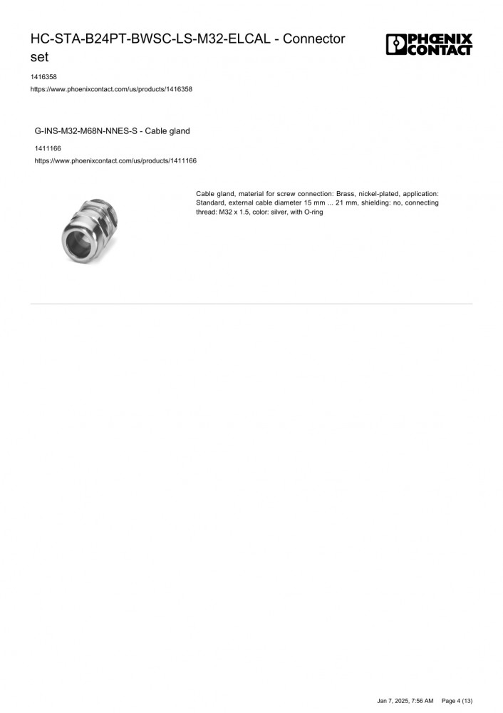 Phoenix Contact 1416358 technical document page 4