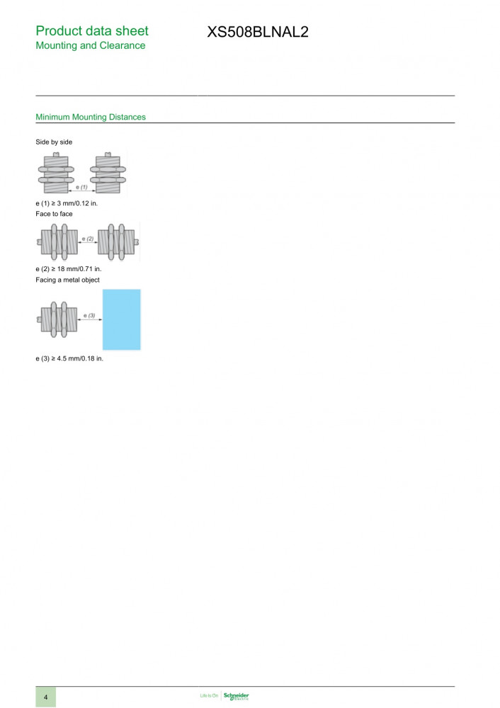 XS508BLNAL2 datasheet page 4
