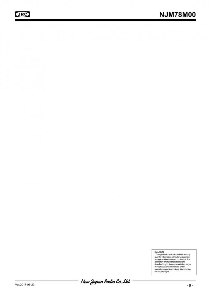 NJM78M05FA datasheet page 9