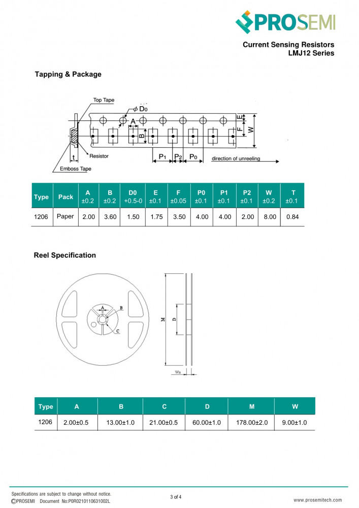 LMJ12 datasheet page 3