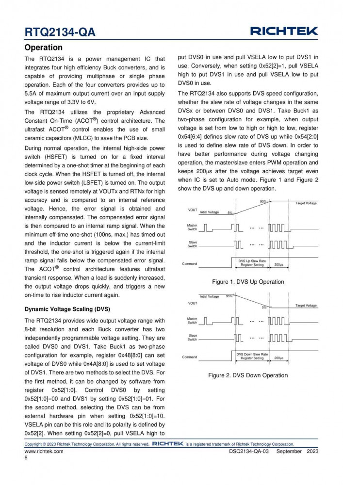 RTQ2134 datasheet page 6