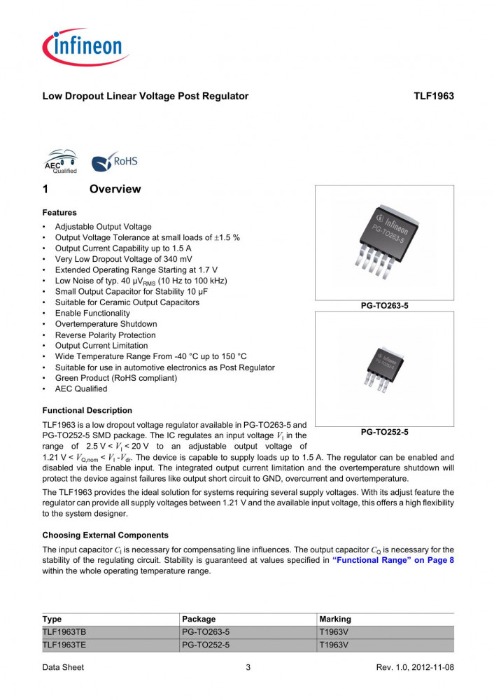 TLF1963 datasheet page 3