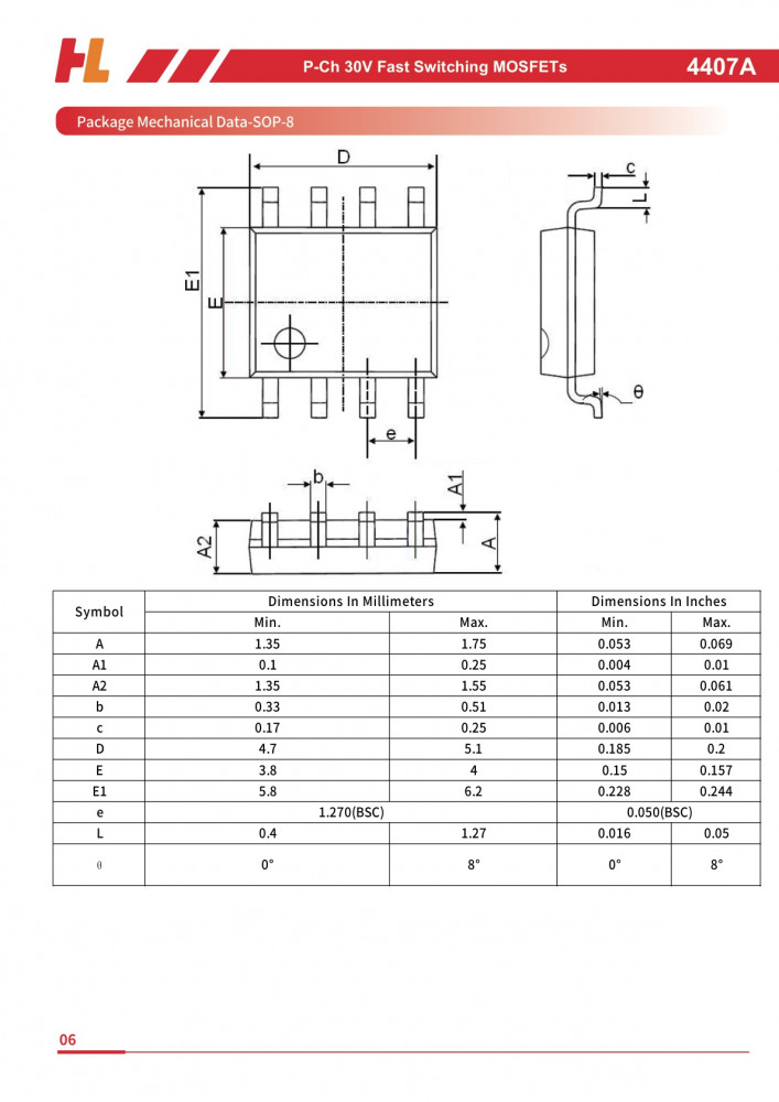 HL 4407A datasheet page 6