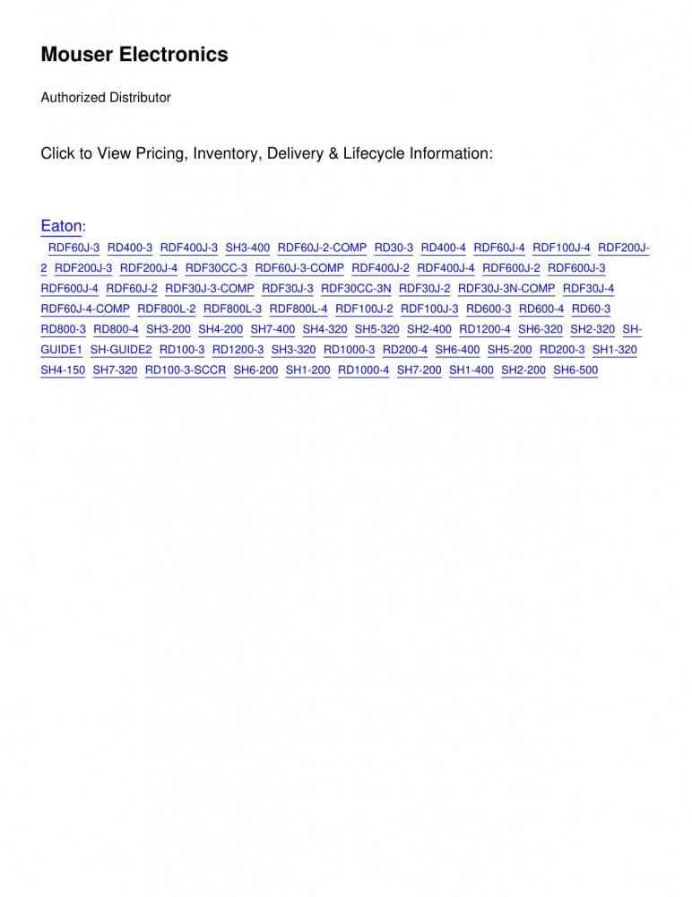 Eaton SH4-320 technical document page 3