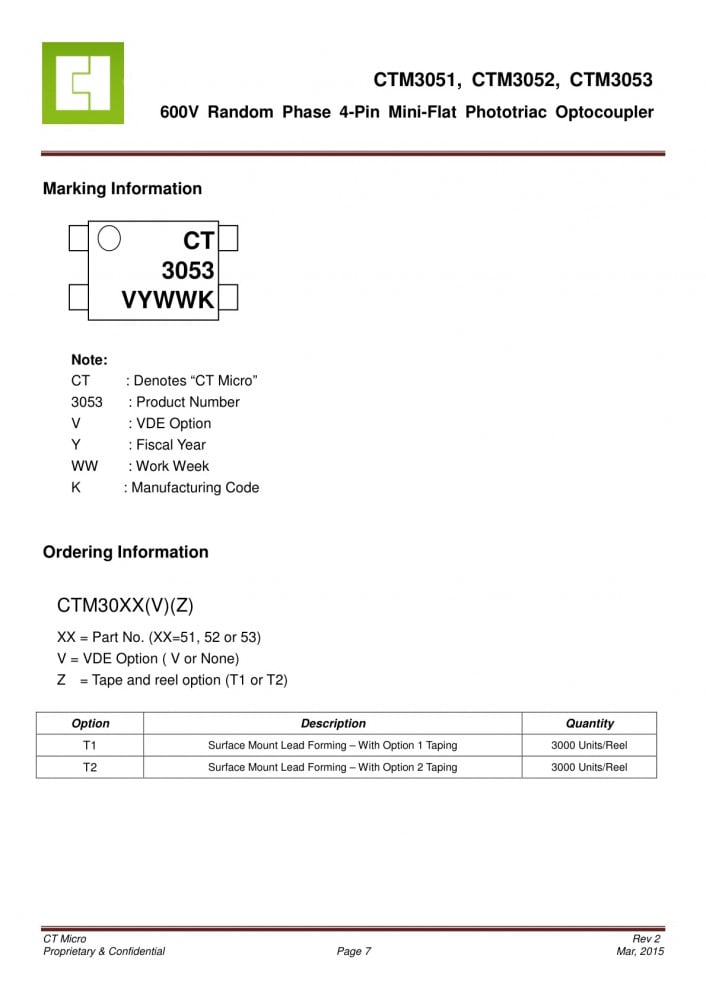 CTM3053 datasheet page 7