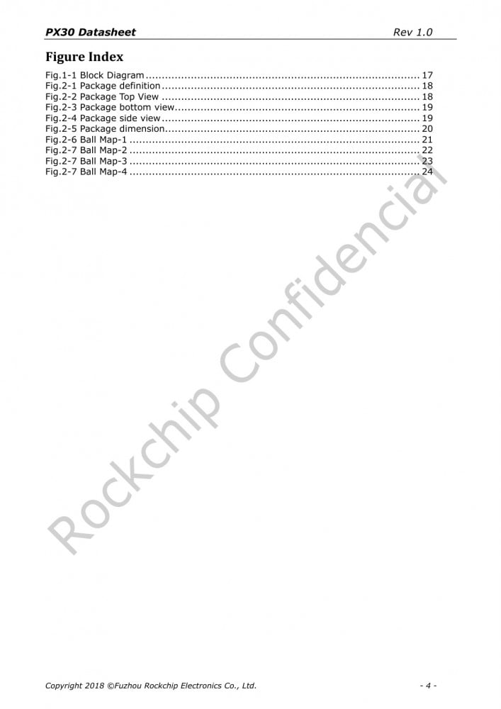 PX30 datasheet page 4