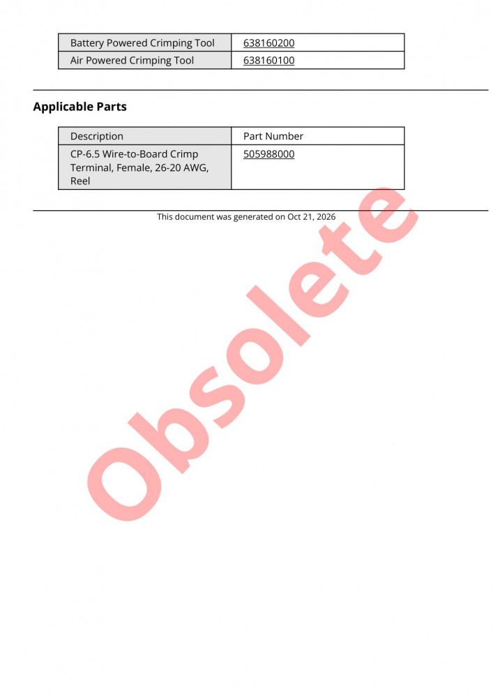 Technical document image 3 for MOLEX 638235470