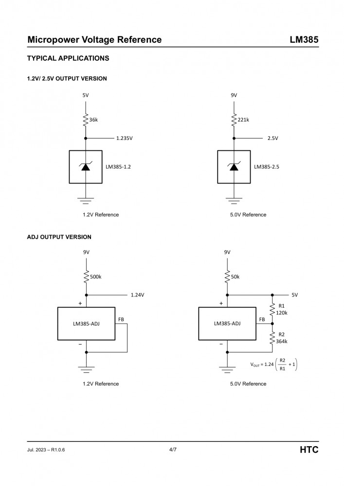 HTC LM385B-ADJ datasheet page 4