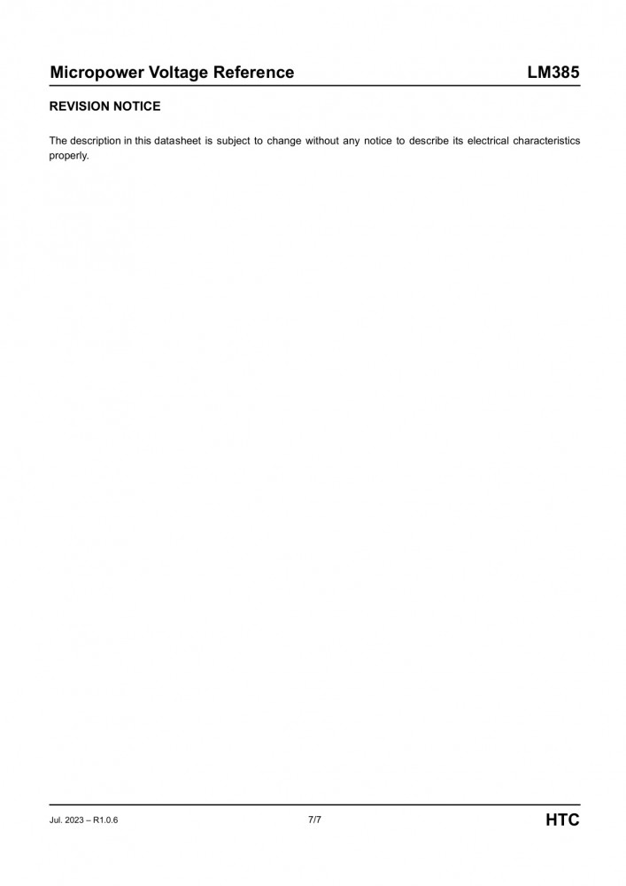 HTC LM385B-ADJ datasheet page 7