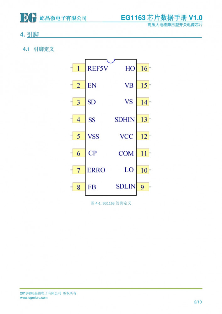 EG1163 datasheet page 5