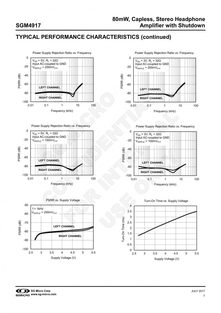 SGM4917B datasheet page 7