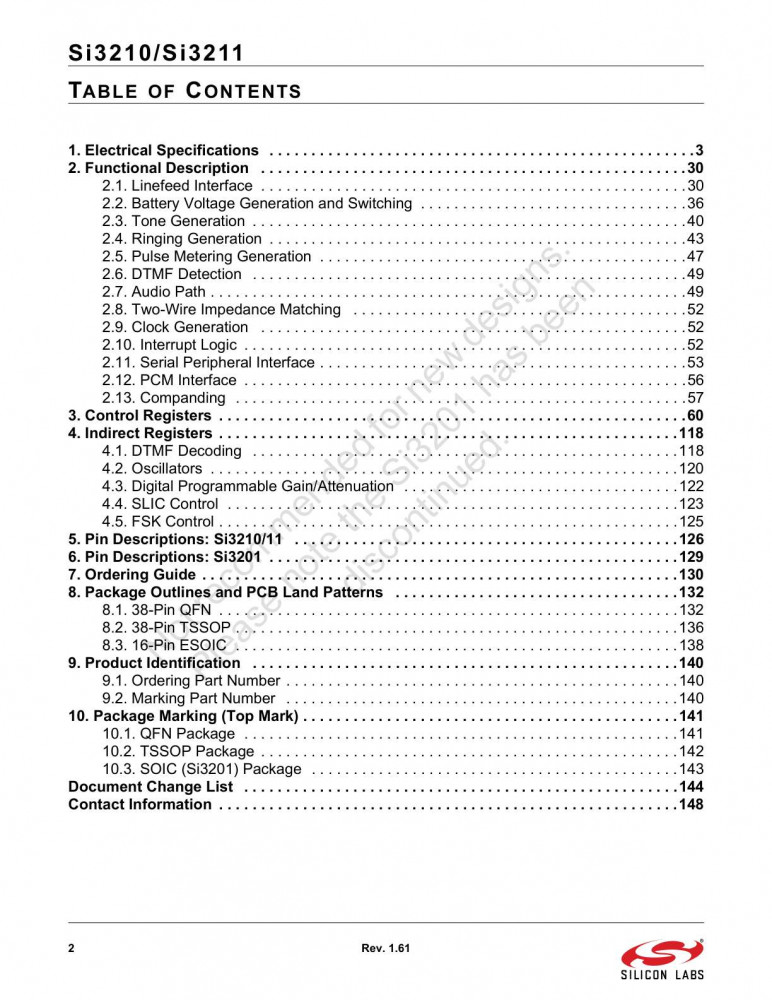 SI3211 technical document page 2