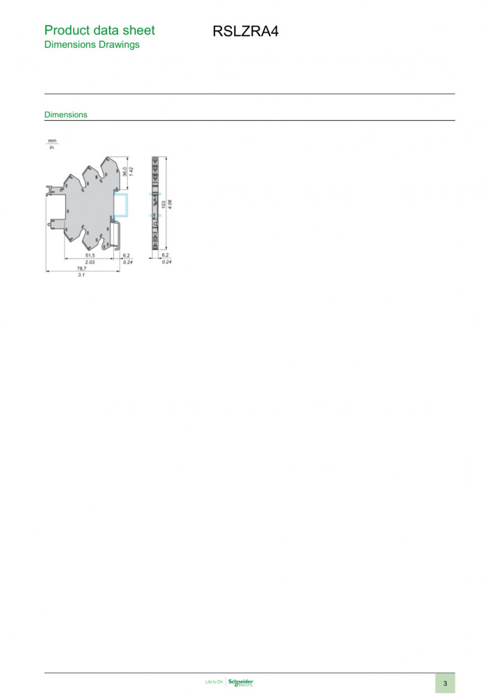 RSLZRA4 technical document page 3