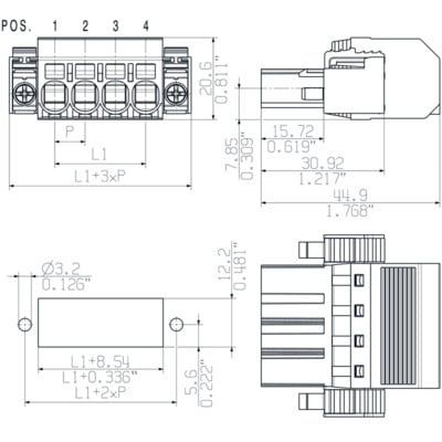 WEIDMULLER 1124830000 Header Plug Socket Connector for sale