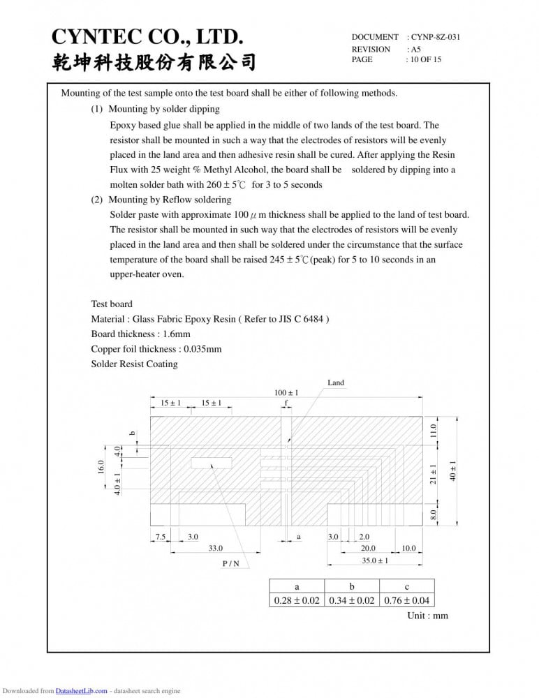 Cyntec CML0306 datasheet page 10