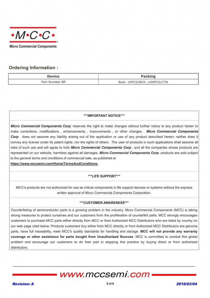 MT25CB16T1-BP datasheet page 6