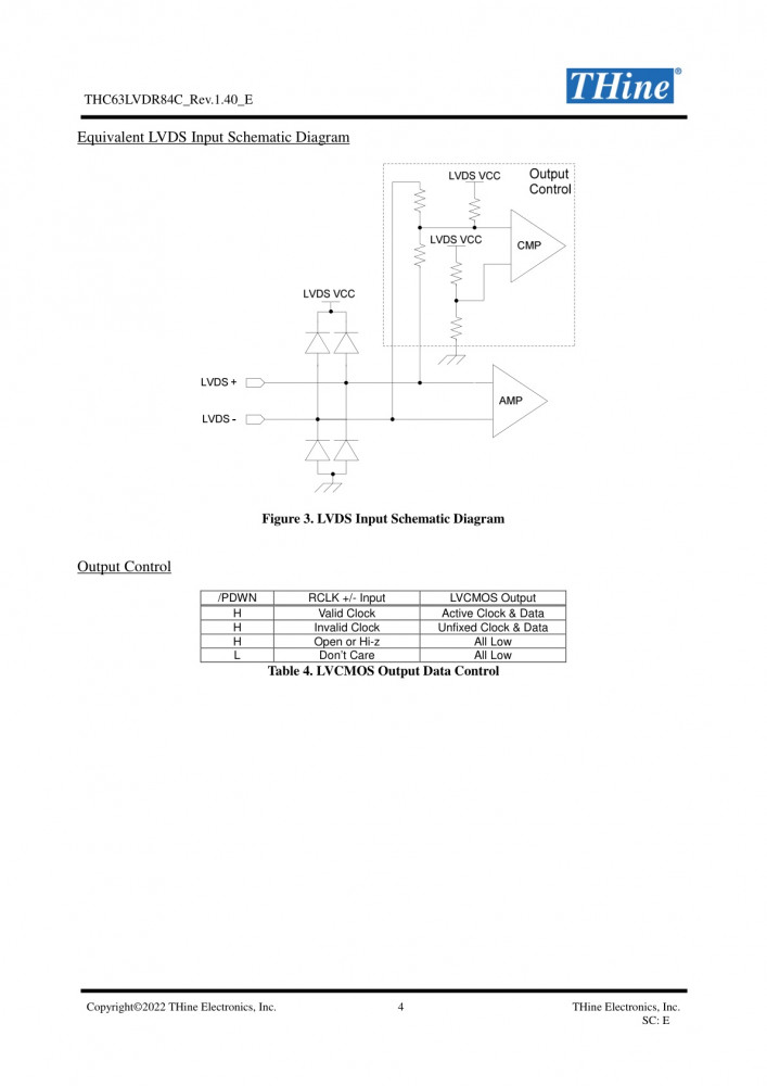 THC63LVDR84C datasheet page 4