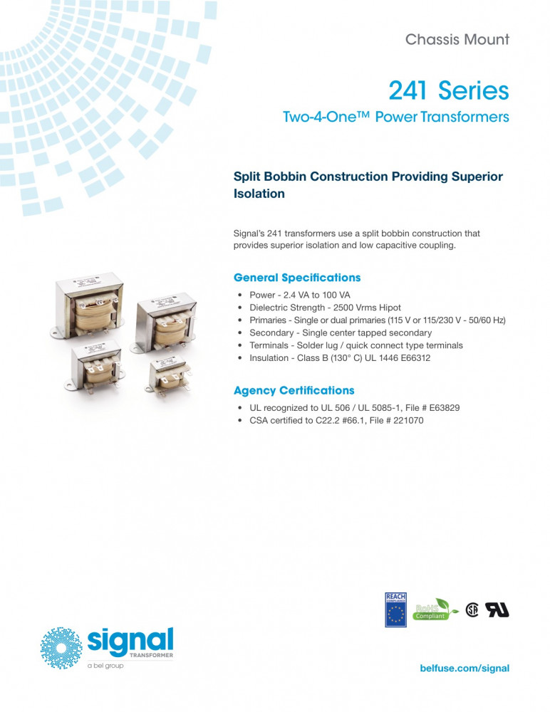 DP-241-6-12 technical document page 1
