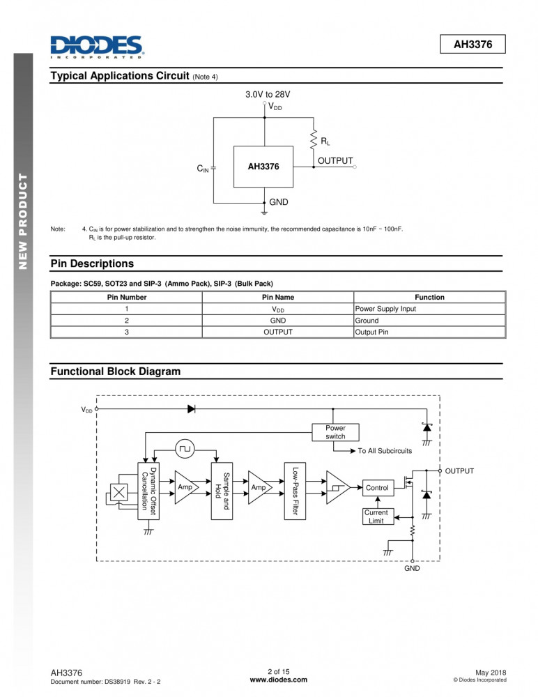AH3376 datasheet page 2