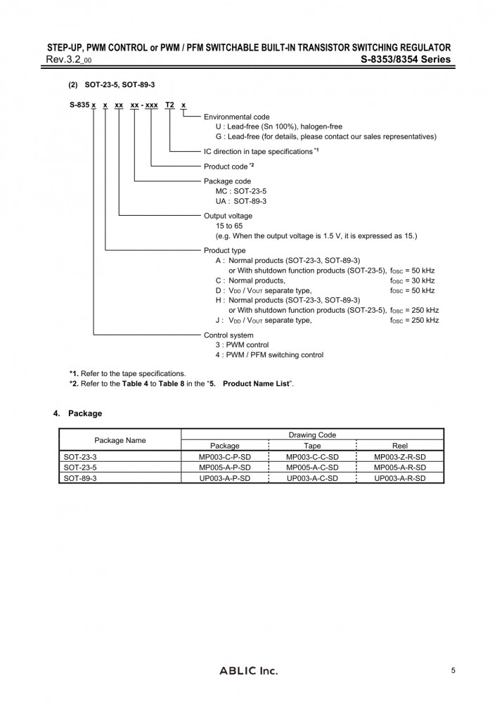 S-8354 technical document page 5