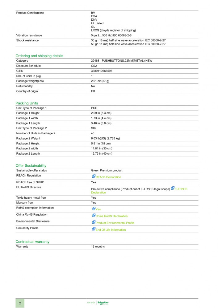 ZB4BW613 technical documentation page 2