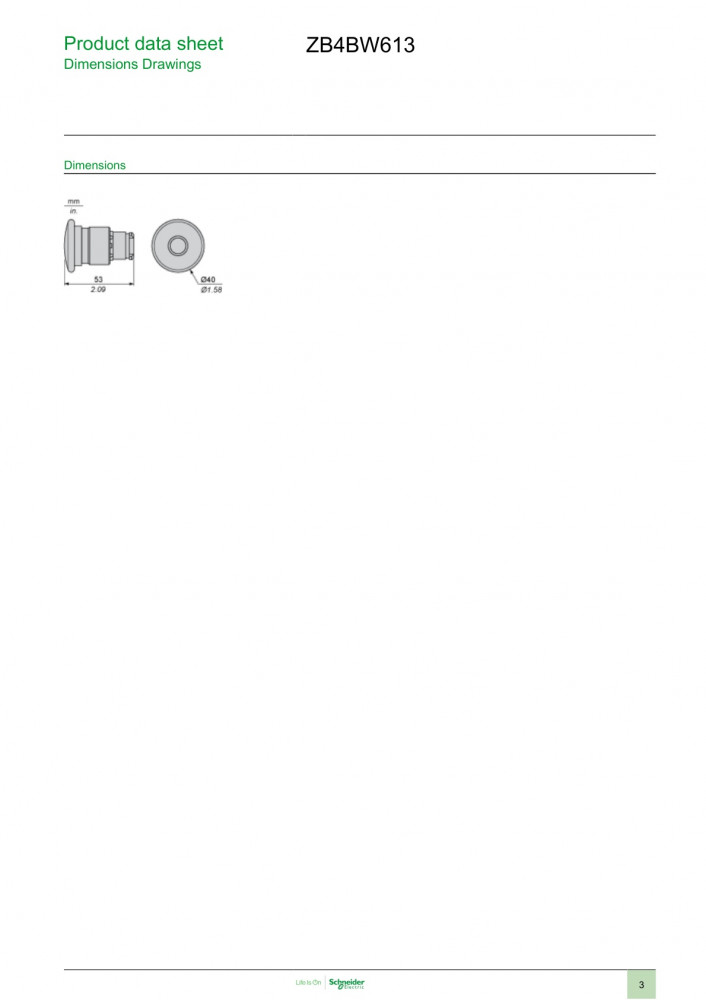 ZB4BW613 technical documentation page 3
