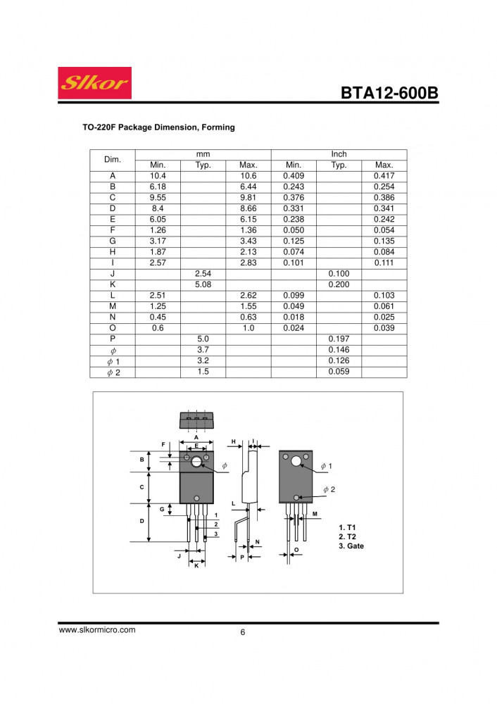 BTA12-600B datasheet page 6