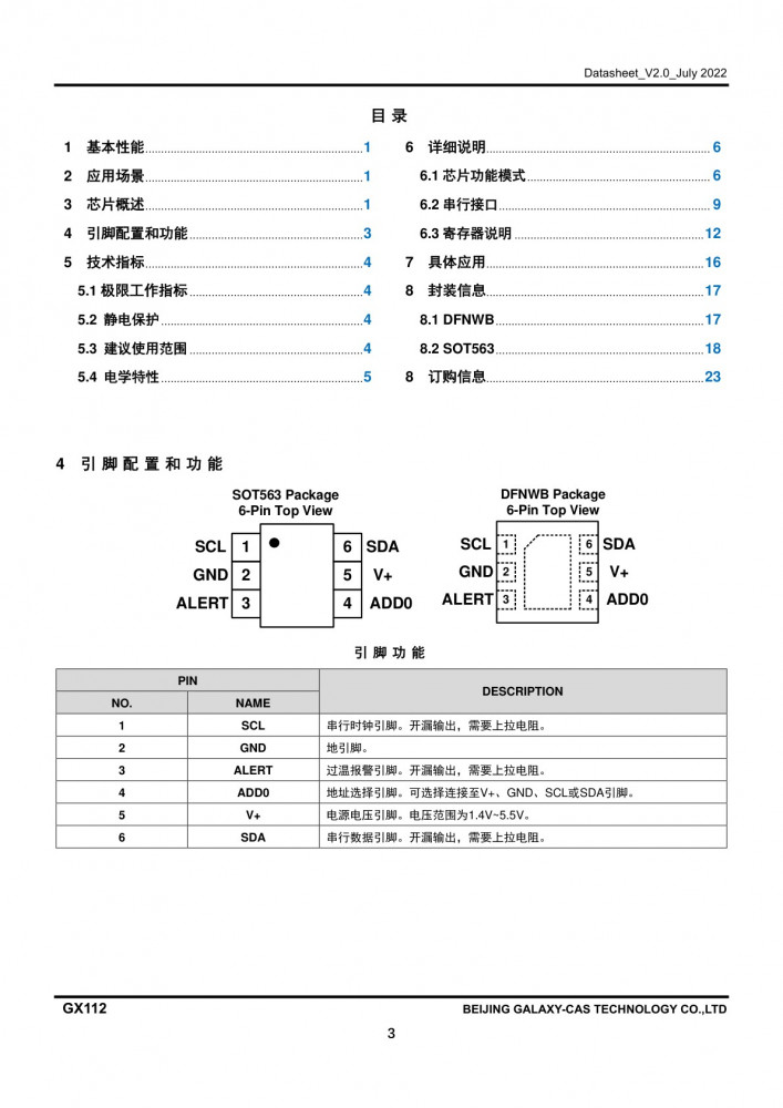 GX112S-1 datasheet page 3