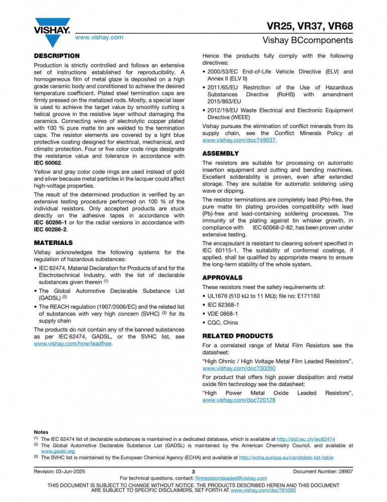 VR37 resistor datasheet page 3