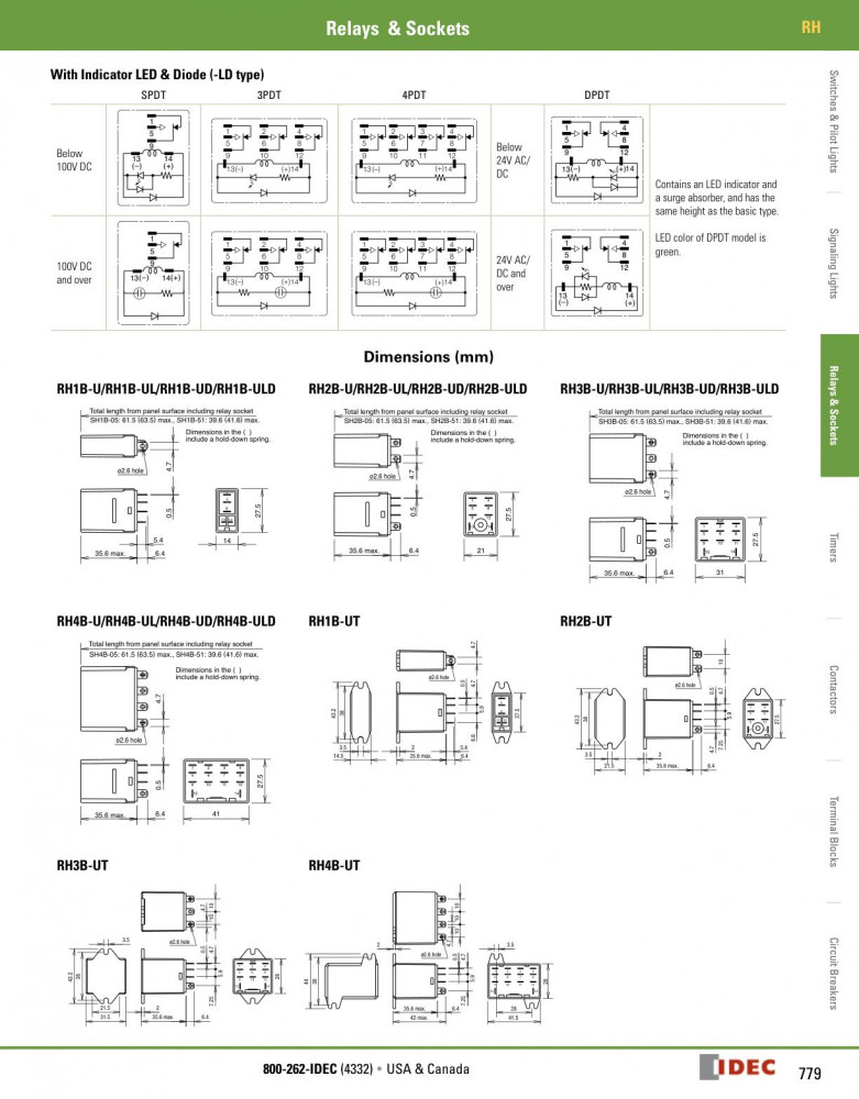 RH2B relay datasheet page 7