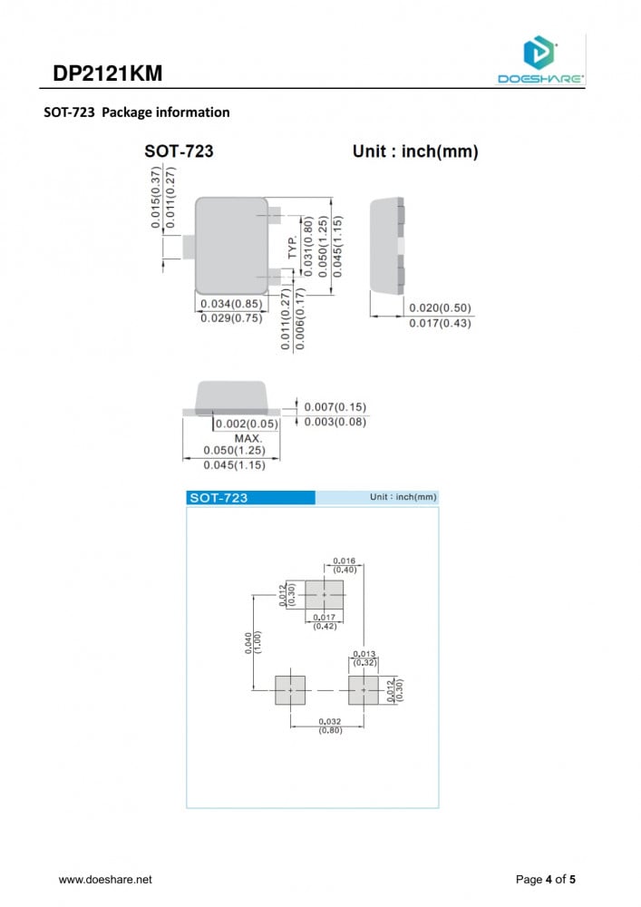 DP2121KM datasheet page 4