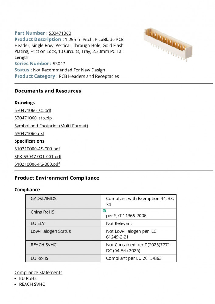 530471060 technical document page 1