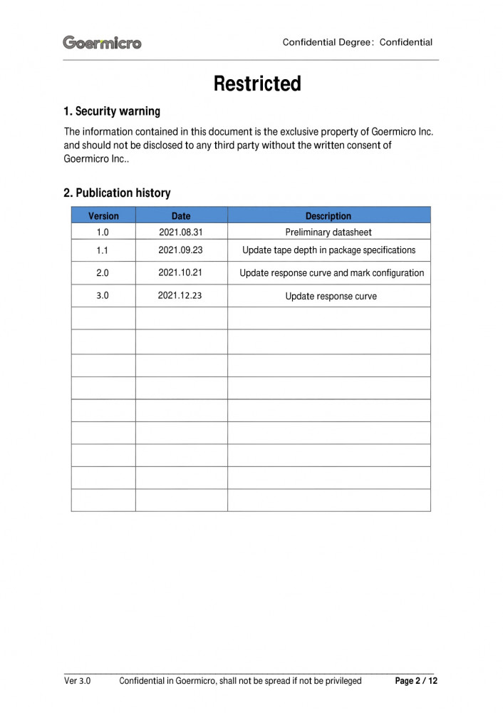 SV01-003 datasheet page 2