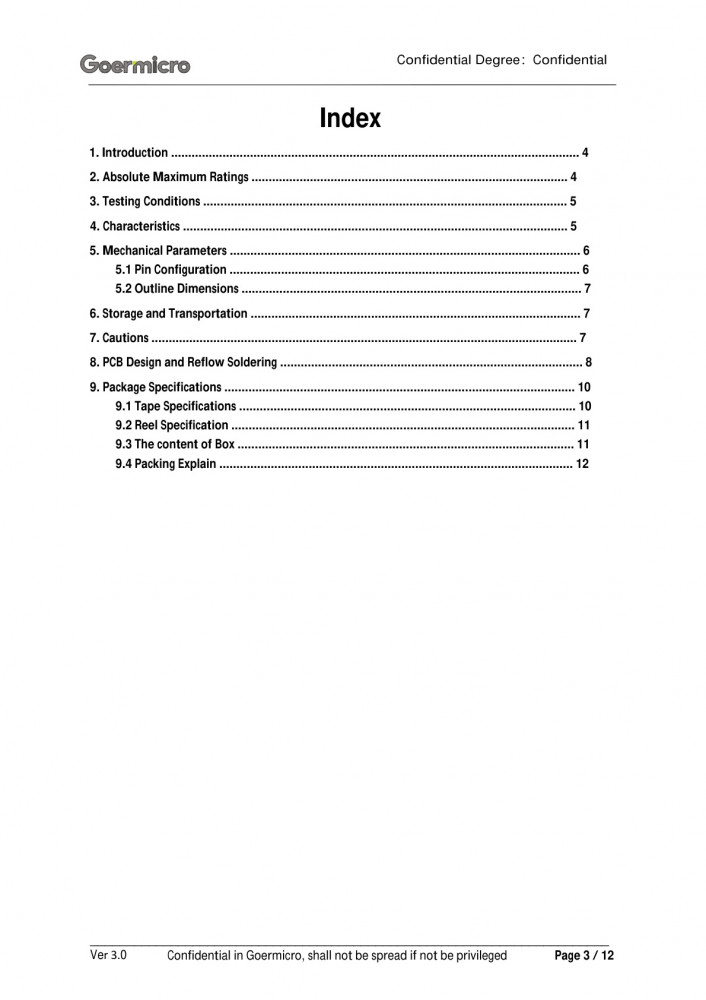 SV01-003 datasheet page 3