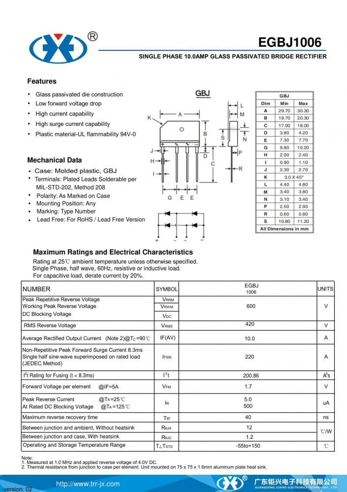 EGBJ1006 datasheet page 1
