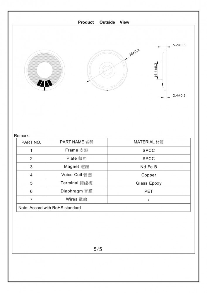 36M02-8T-H52 construction material page